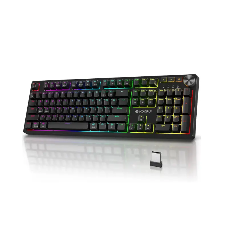 Koorui MKM01 | Wireless Mechanical Gaming Keyboard | MX BLUE | Nanodog.net